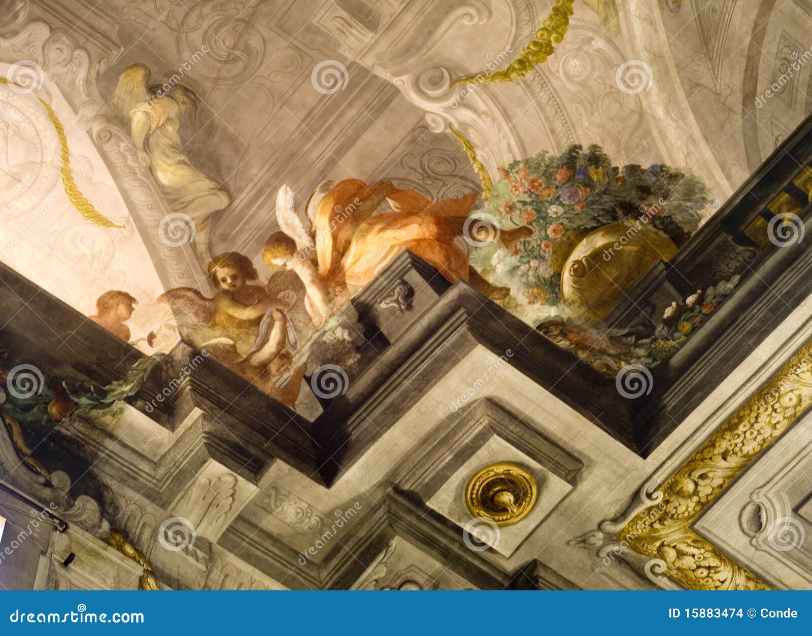 Mural editorial stock image. Image of historical, catholic - 15883474
