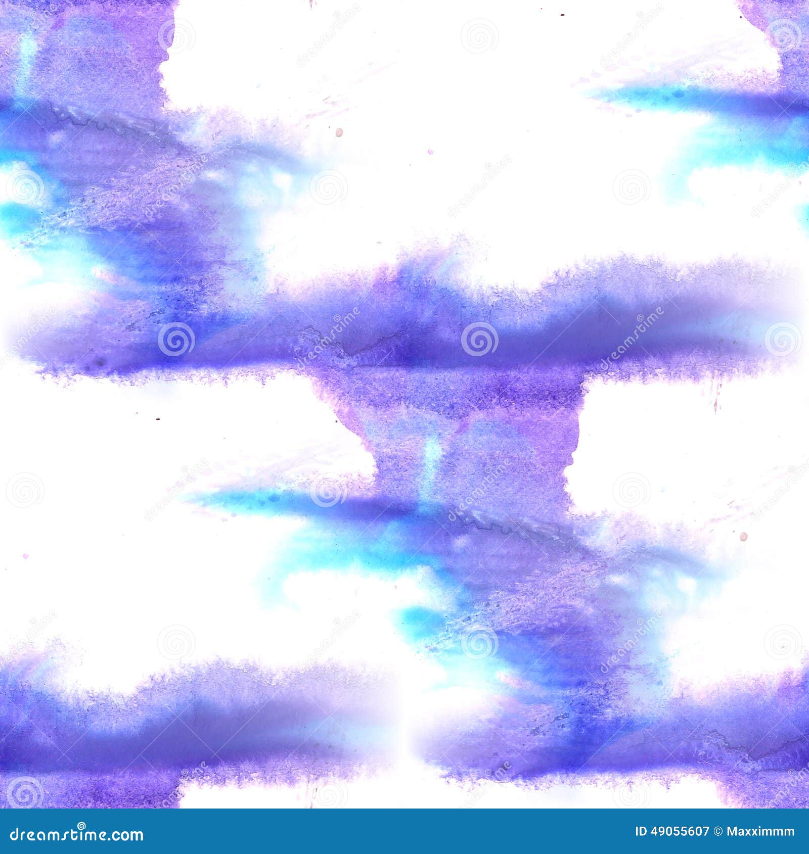 Mural Background Blue Seamless Pattern Texture Stock Illustration ...