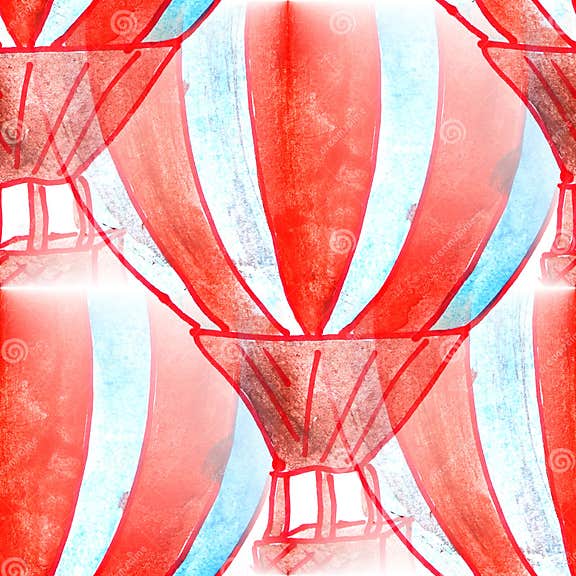 Mural Background Seamless Pattern Balloon Texture Stock Illustration ...