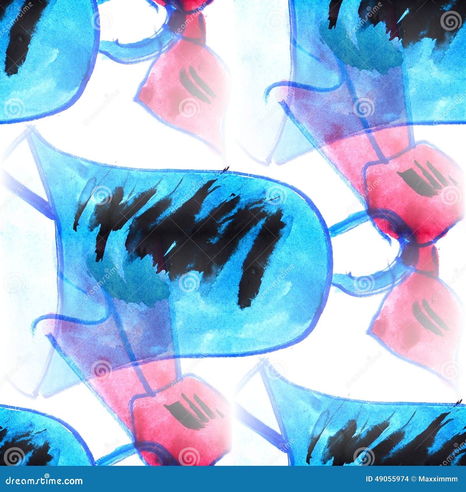 Mural Background Seamless Pattern Bell Texture Stock Illustration ...