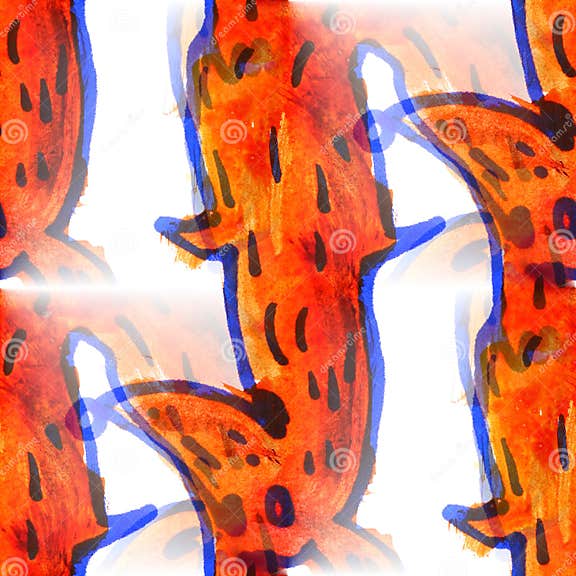 Mural Background Seamless Pattern Fox Background Texture Wallpa Stock ...