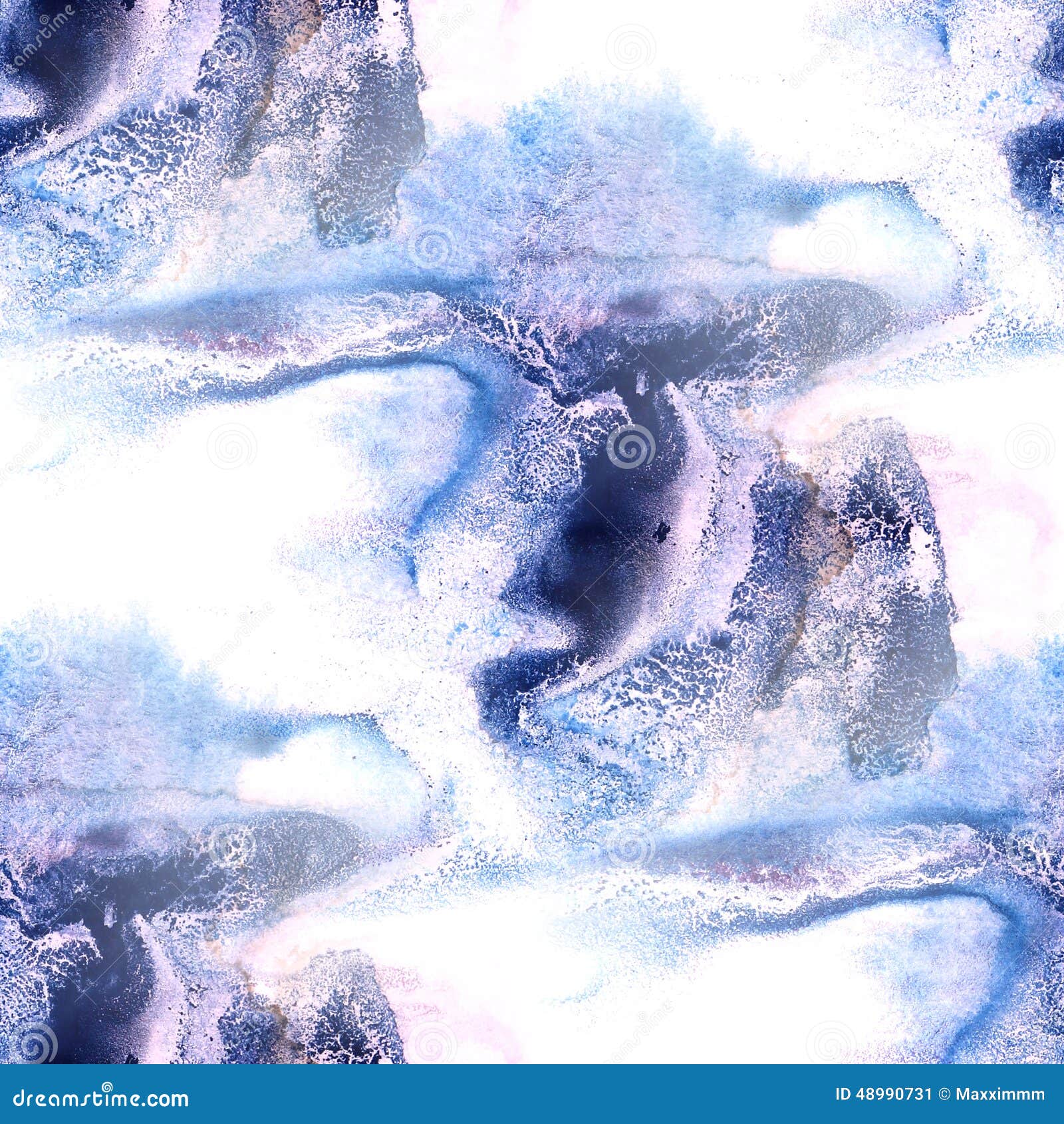 Mural Blue Background Seamless Pattern Texture Stock Image - Image of ...