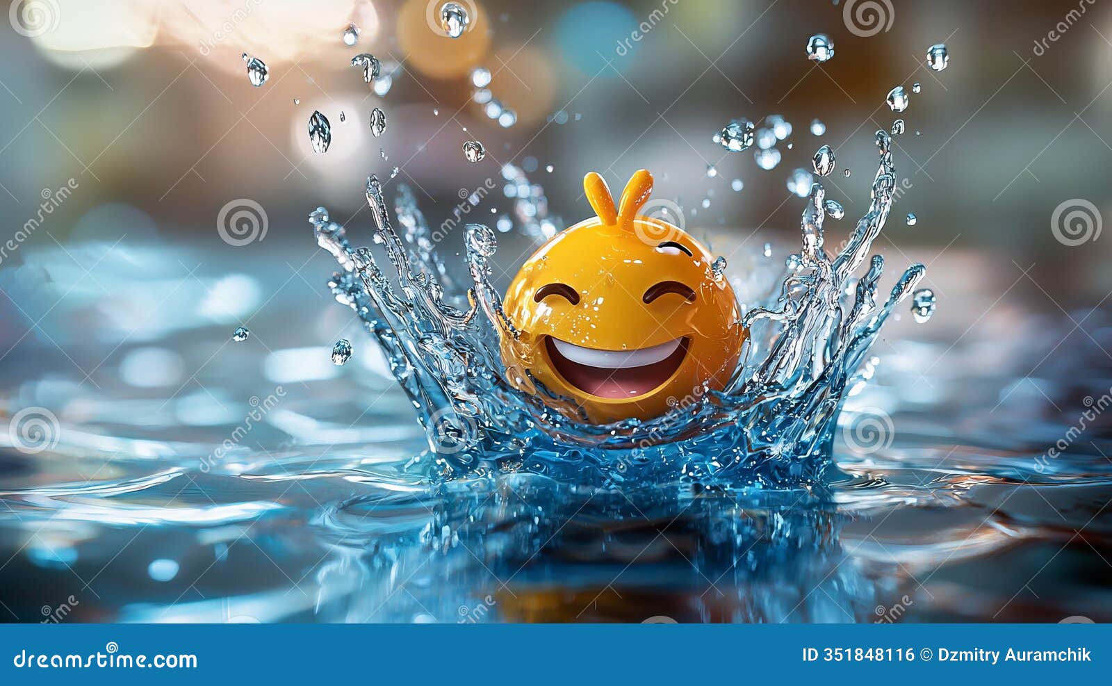 A Mural of Emoji Faces Painted in Different Colors. Stock Photo - Image ...