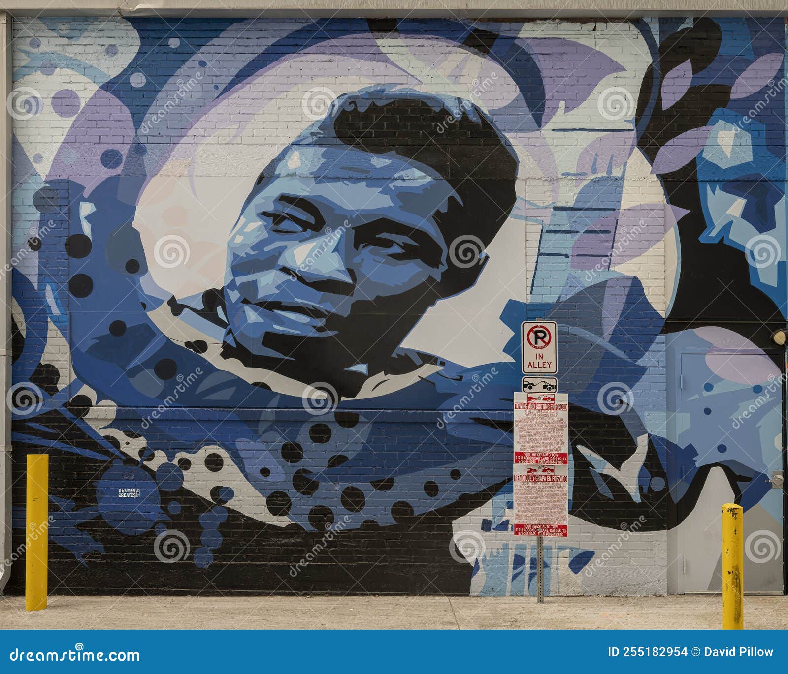 Mural Featuring Buddy Guy by Steve Hunter, Owner of Hunter Creates, in ...
