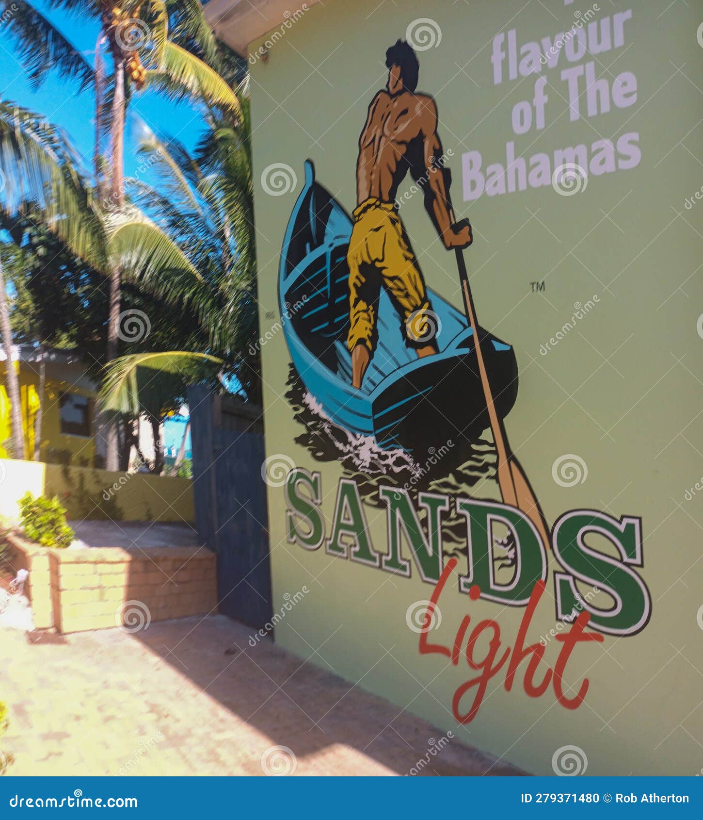 Murals in Alice Town,Bimini, Bahamas Editorial Image - Image of alice ...