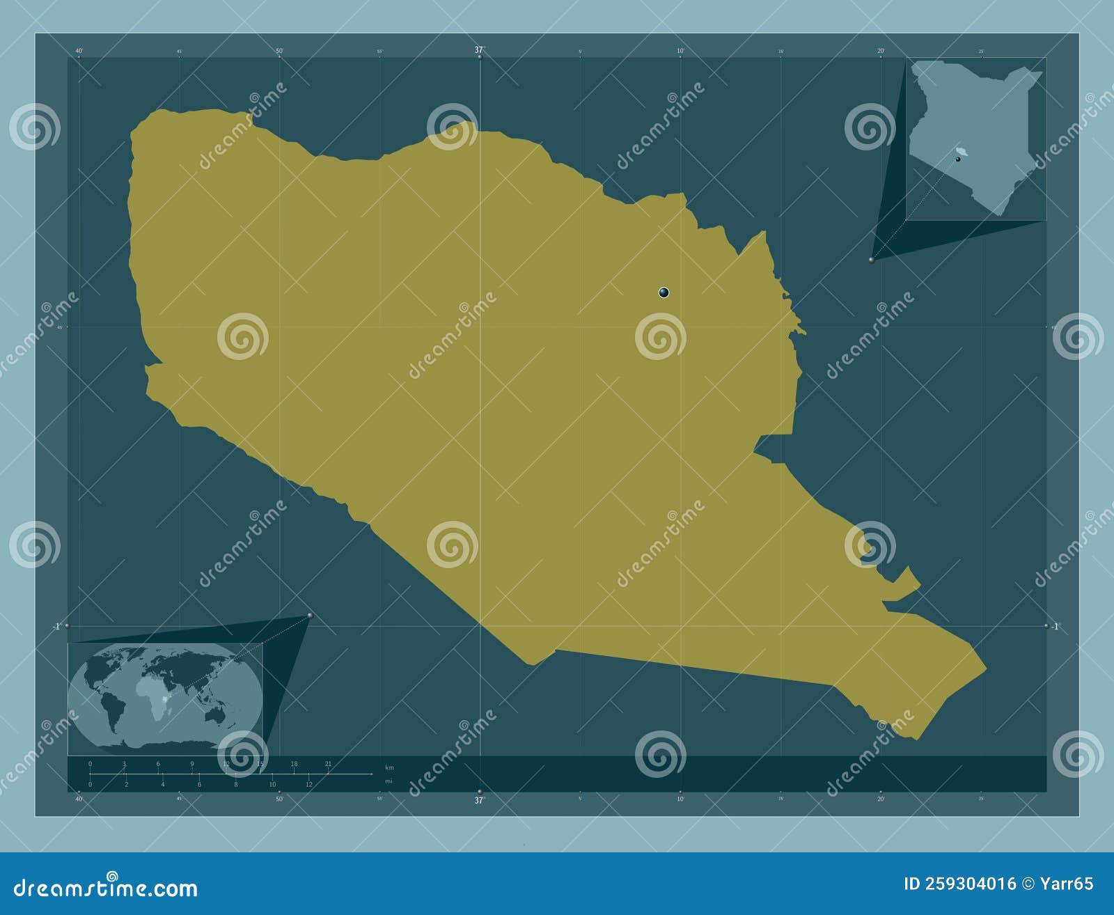 Murang a, Kenya. Solid. Capital Stock Illustration - Illustration of ...