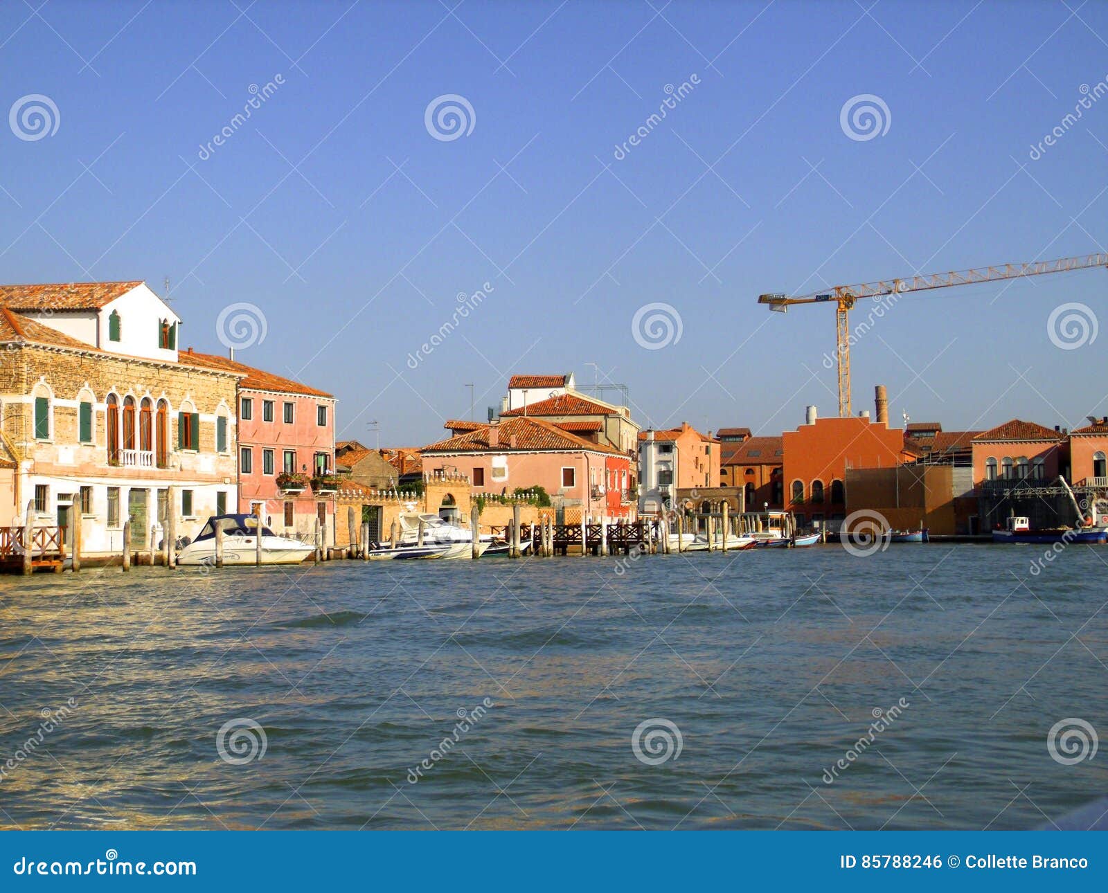 Murano Buildings stock photo. Image of gondolier, historic - 85788246