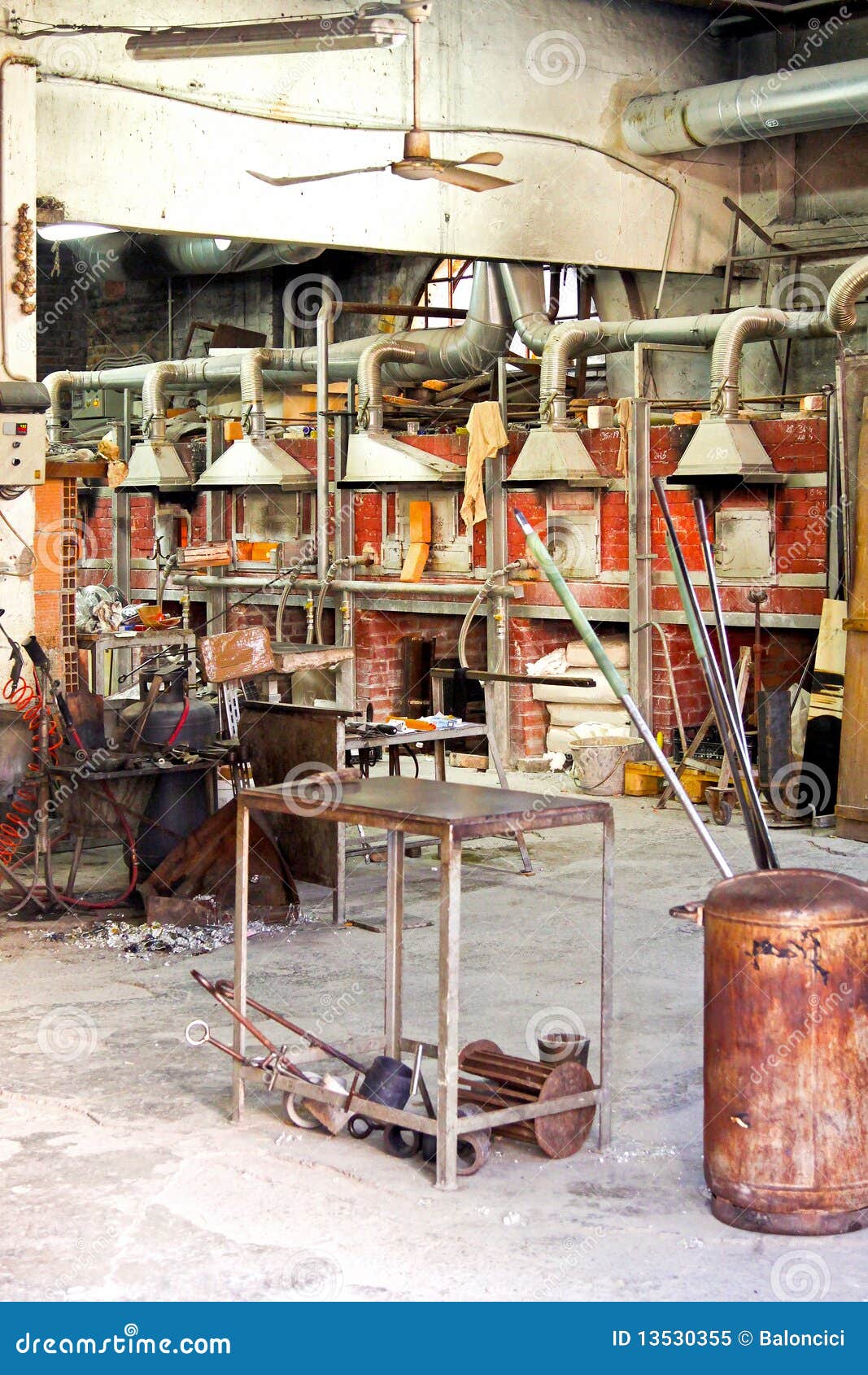 Murano glass factory stock image. Image of quartz, bricks - 13530355