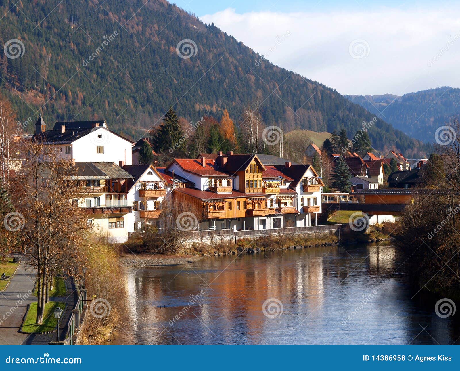 Murau view stock photo. Image of austria, mountains, colourful - 14386958