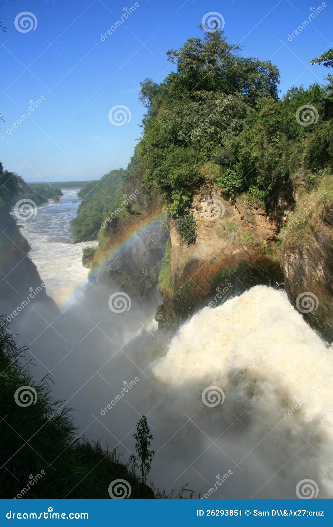 Murchison Falls NP, Uganda, Africa Stock Image - Image of falls ...