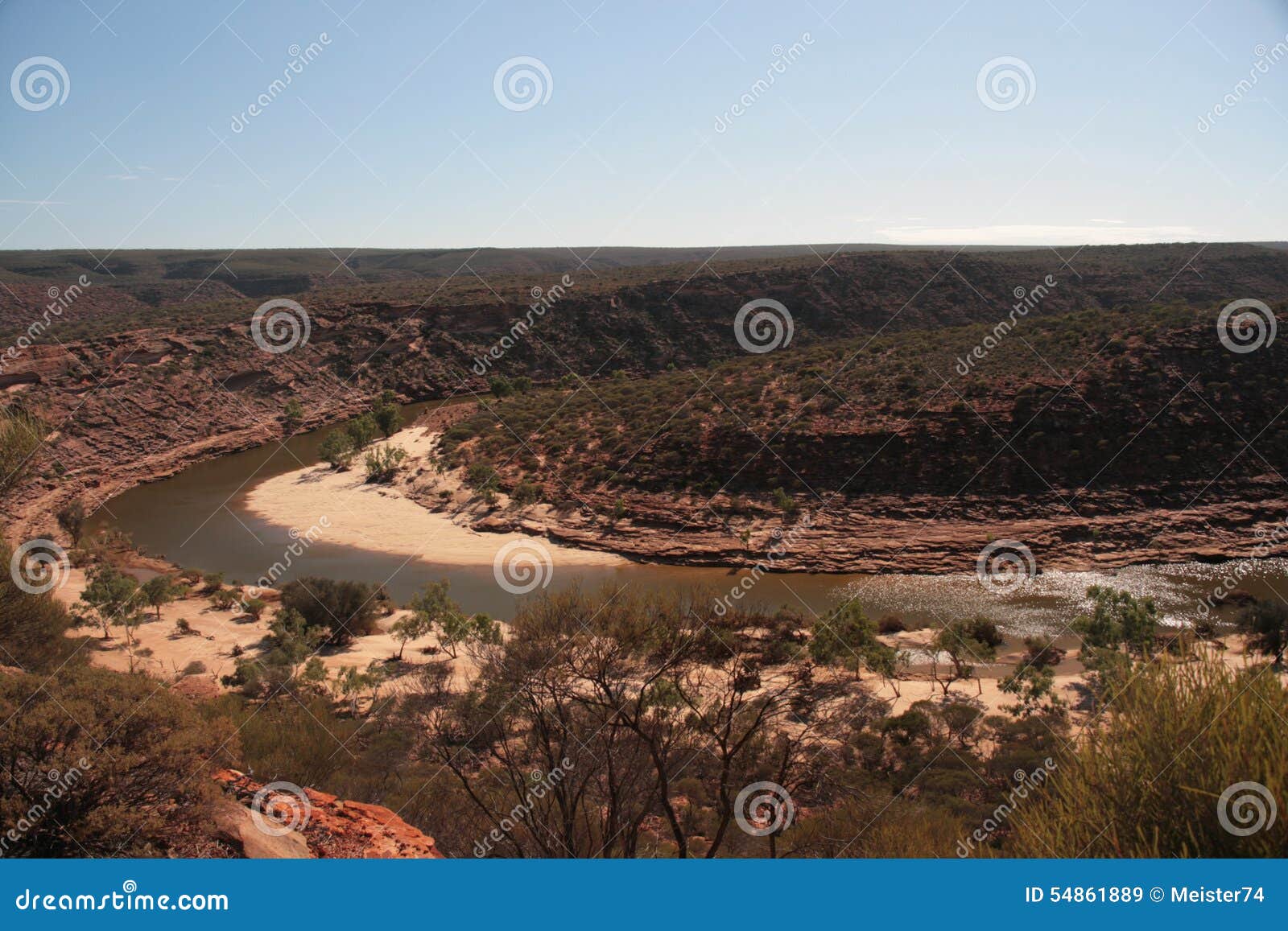 Murchison River - Australia Stock Image - Image of structure ...