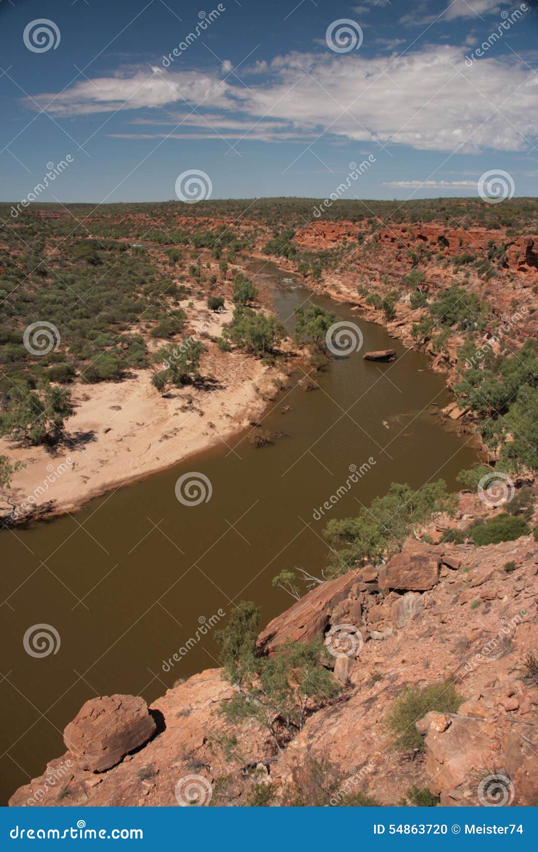 Murchison River - Australia Stock Photo - Image of murchison, lake ...