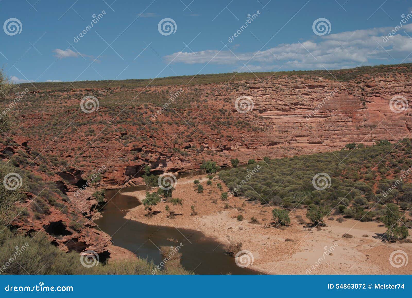 Murchison Rzeka - Australia Zdjęcie Stock - Obraz złożonej z skała ...