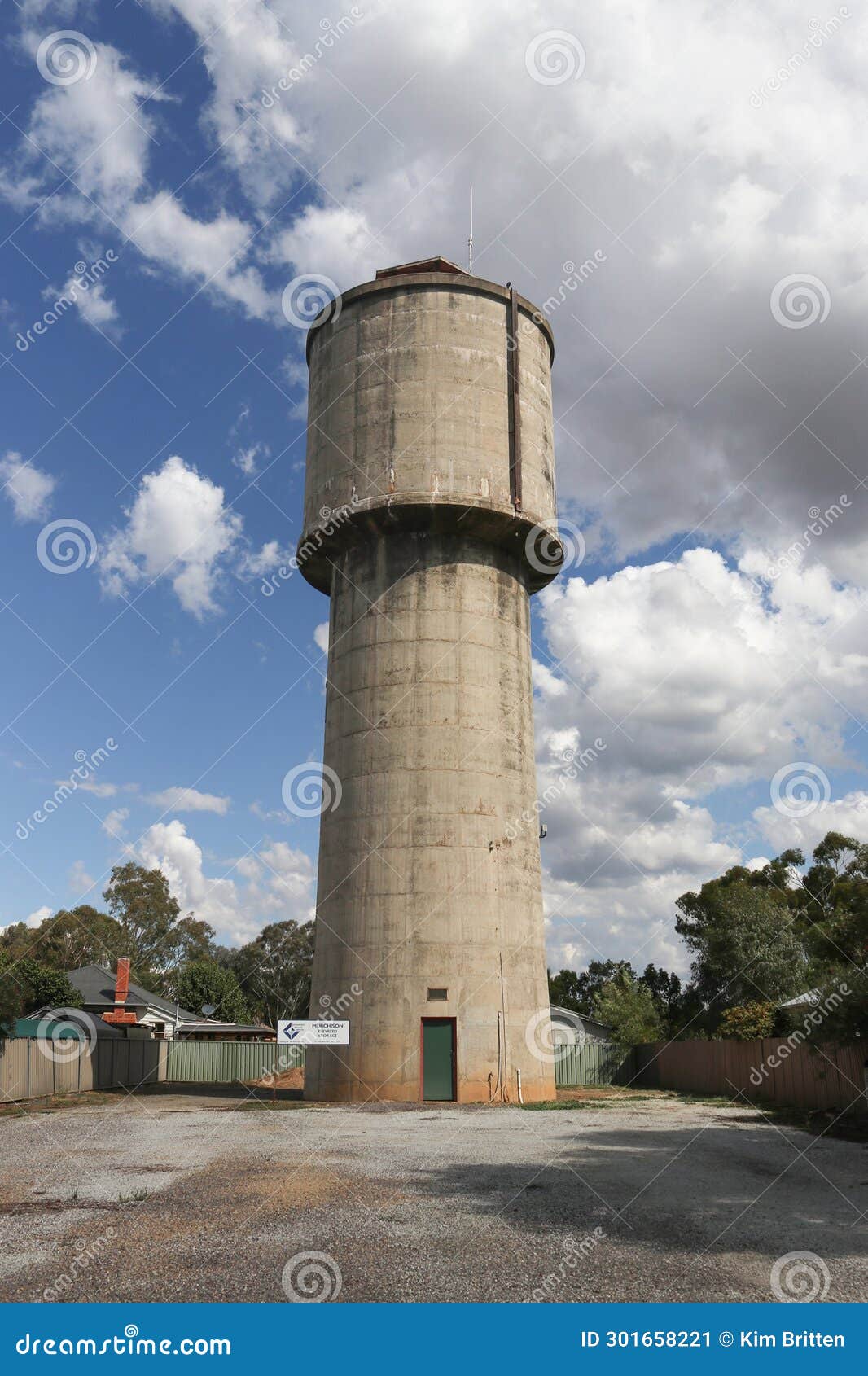 Murchisons Concrete Elevated Water Storage Tower, Built in 1939, is ...