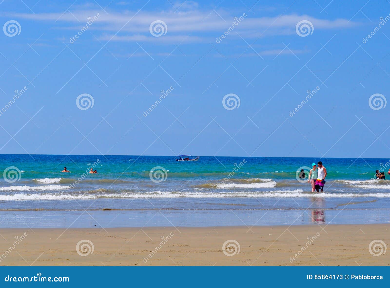 Murcielago Beach, Manta, Ecuador Editorial Stock Photo - Image of ...