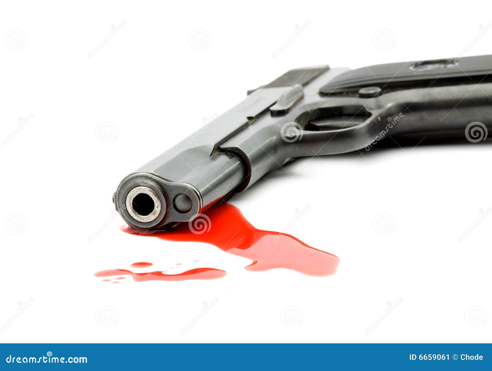 Murder Concept - Gun and Blood Stock Image - Image of kill, bullet: 6659061