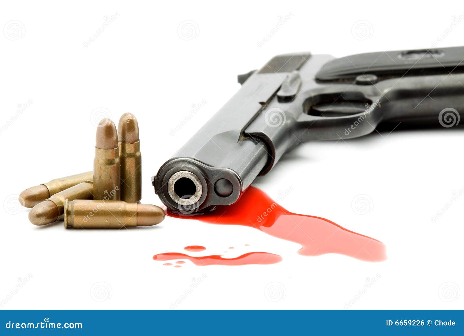 Murder Concept - Gun and Blood Stock Photo - Image of kill, concept ...
