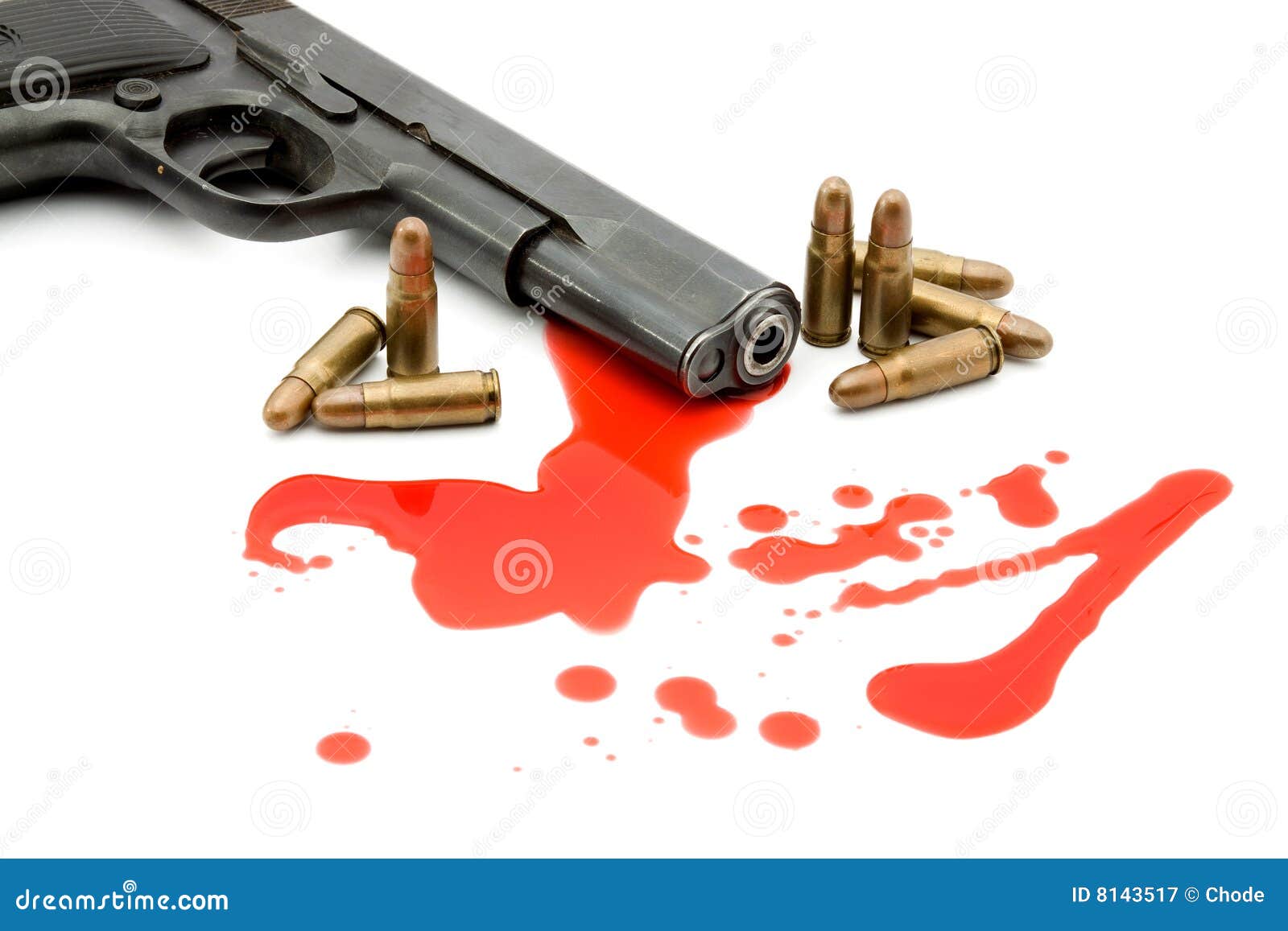 Murder Concept - Gun and Blood Stock Image - Image of bullet, firearms ...