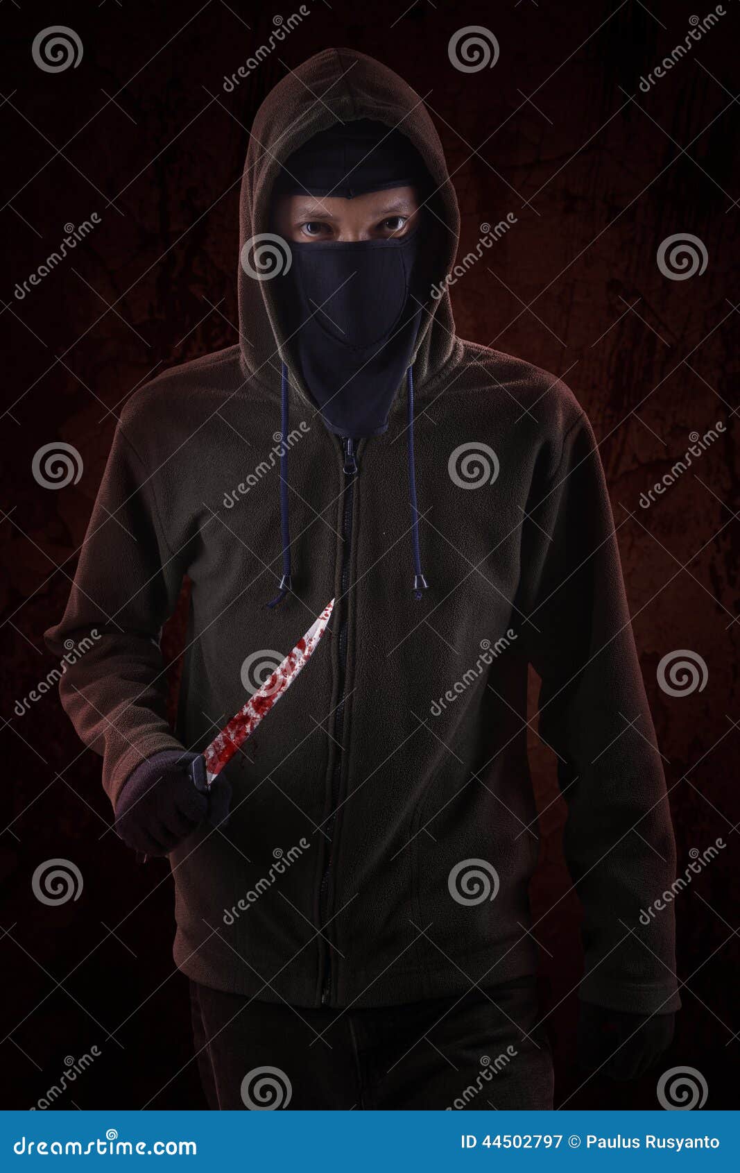 Dangerous Killer Male With Gun Royalty-Free Stock Photography ...