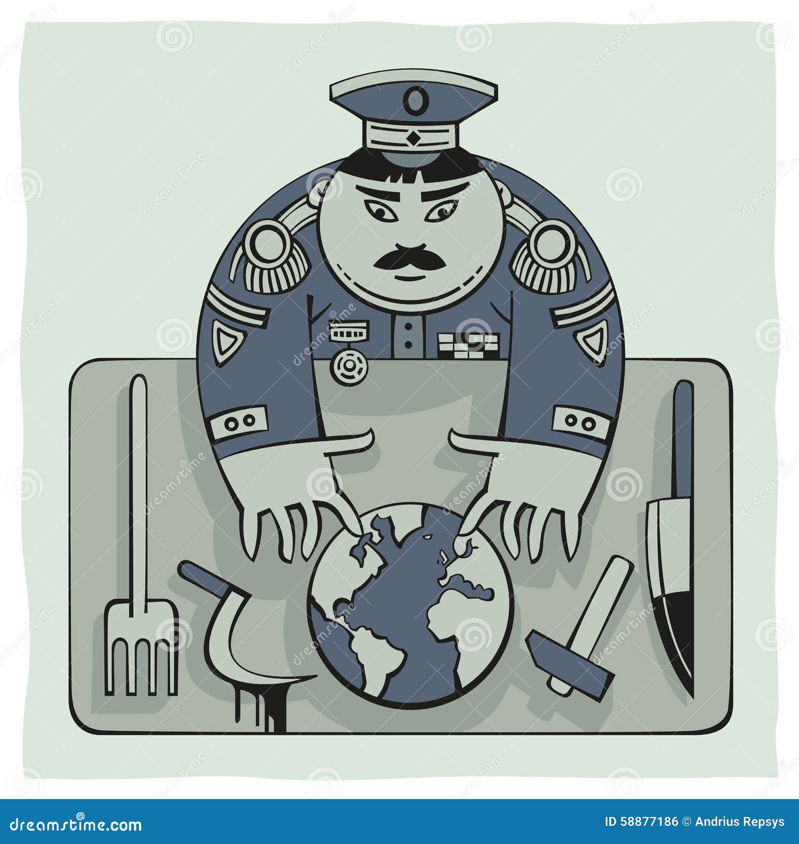 Gruesome Evil Monster, Concept Art For Horror Movie, Video Game Digital ...