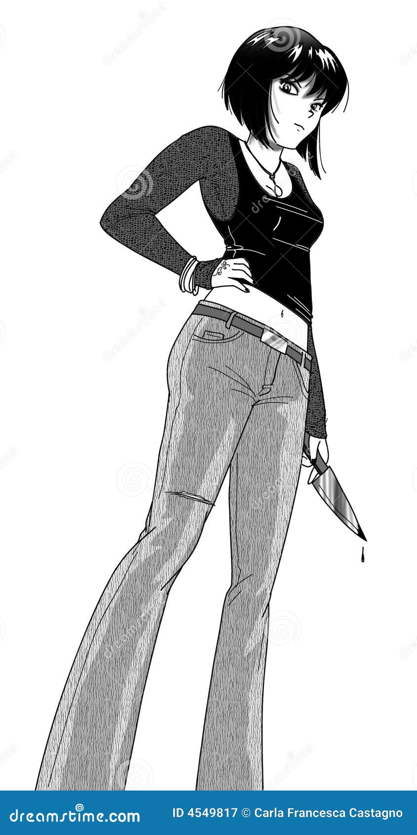 Murderer - Illustration Picture. Image: 4549817