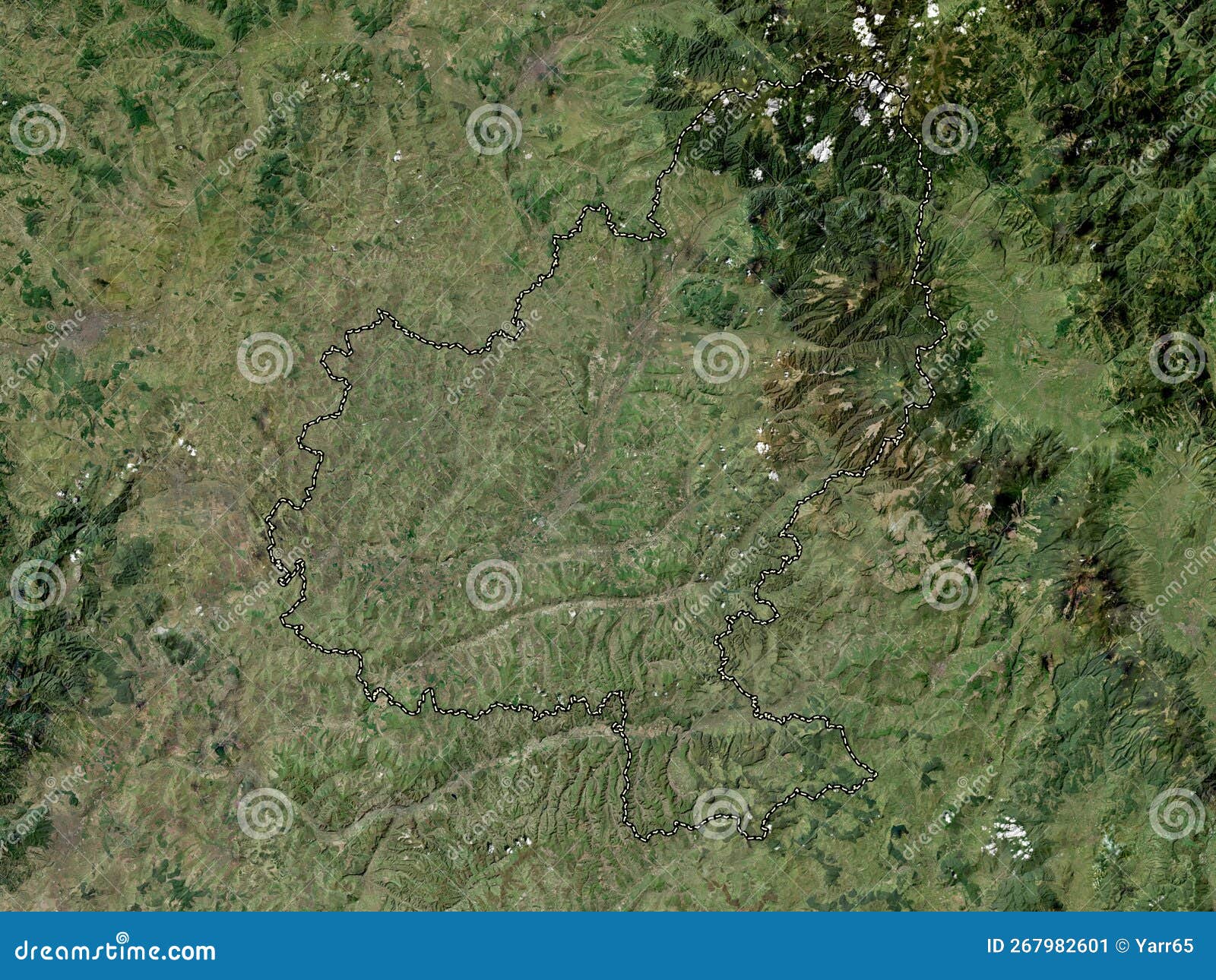 Mures, Romania. High-res Satellite. No Legend Stock Illustration ...