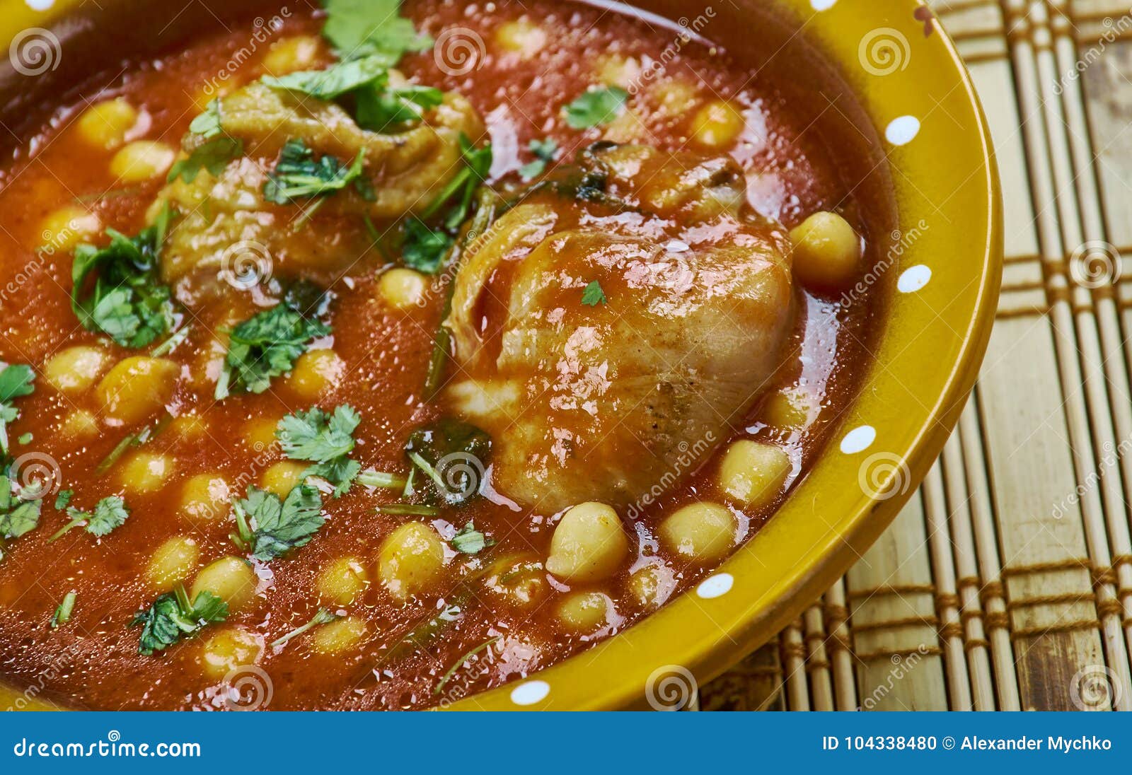 Murgh cholay zdjęcie stock. Obraz złożonej z restauracja - 104338480