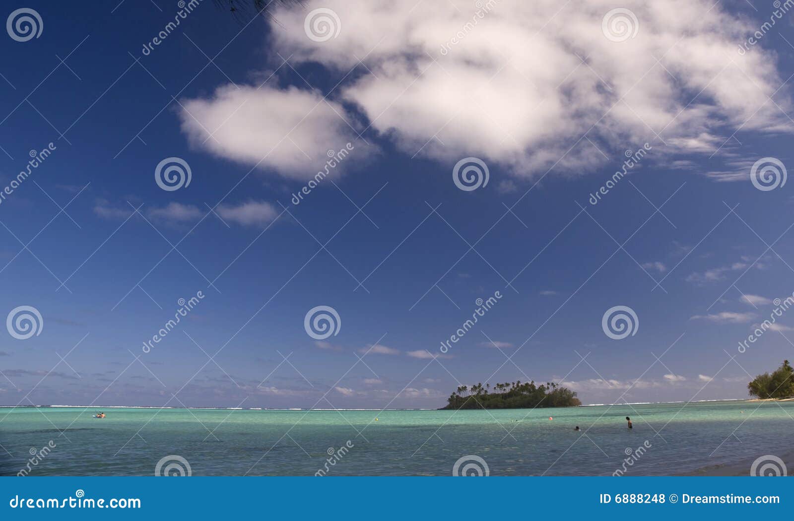 Muri Lagoon - Cook Islands stock photo. Image of destination - 6888248