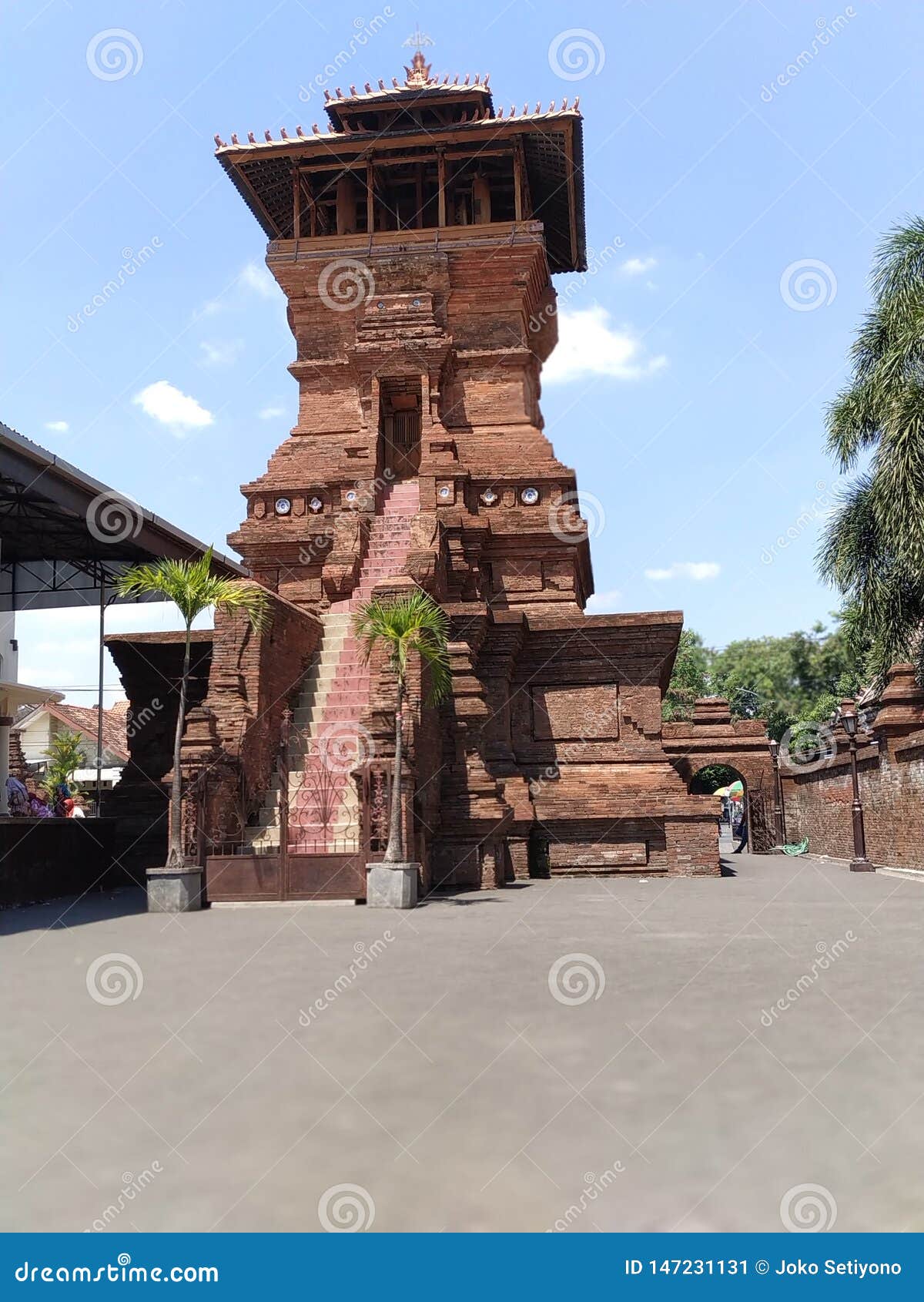 Kudus Temple in Central Java Stock Image - Image of stone, architecture ...