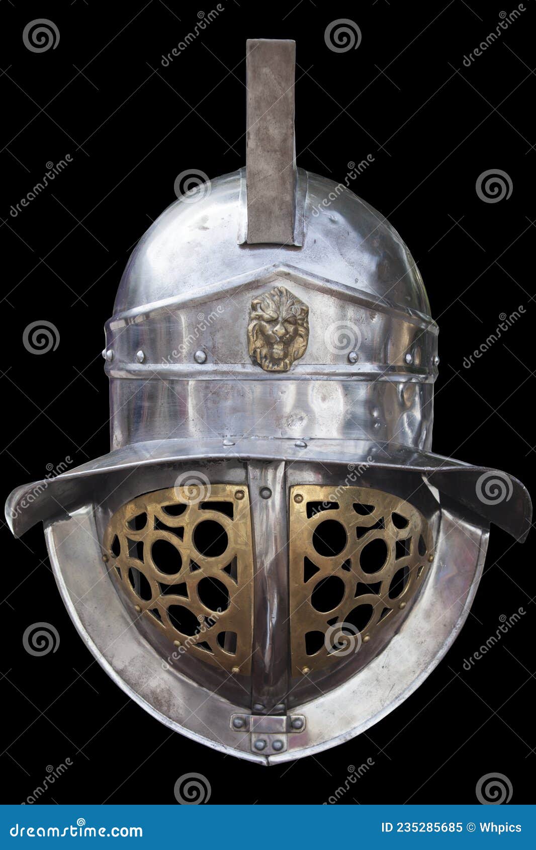 Murmillo Helmet. Ancient Roman Gladiator Reconstruction Royalty-Free ...