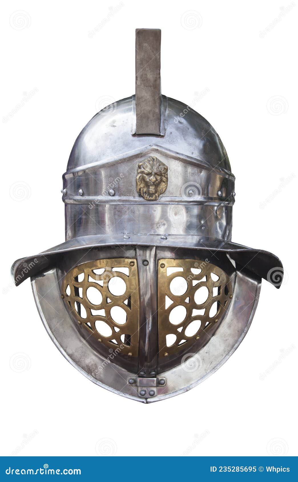 Murmillo Helmet. Ancient Roman Gladiator Reconstruction Royalty-Free ...