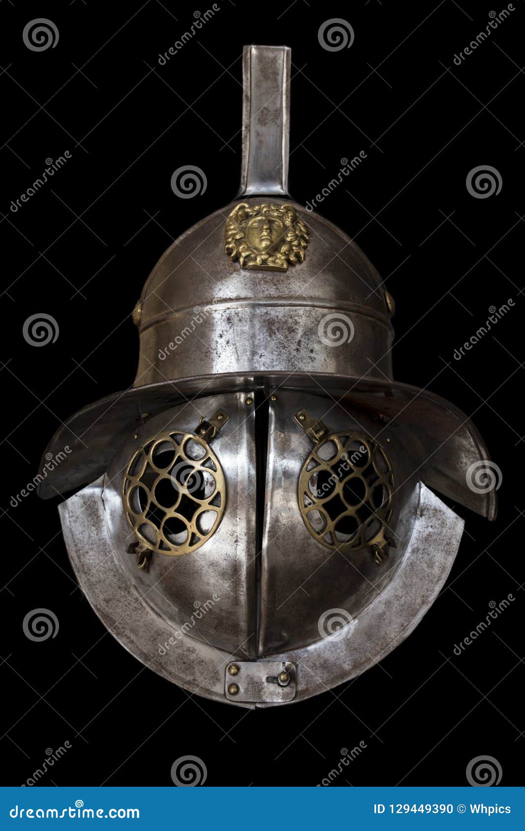 Murmillo Helmet. Ancient Roman Gladiator Reconstruction Stock Photo ...