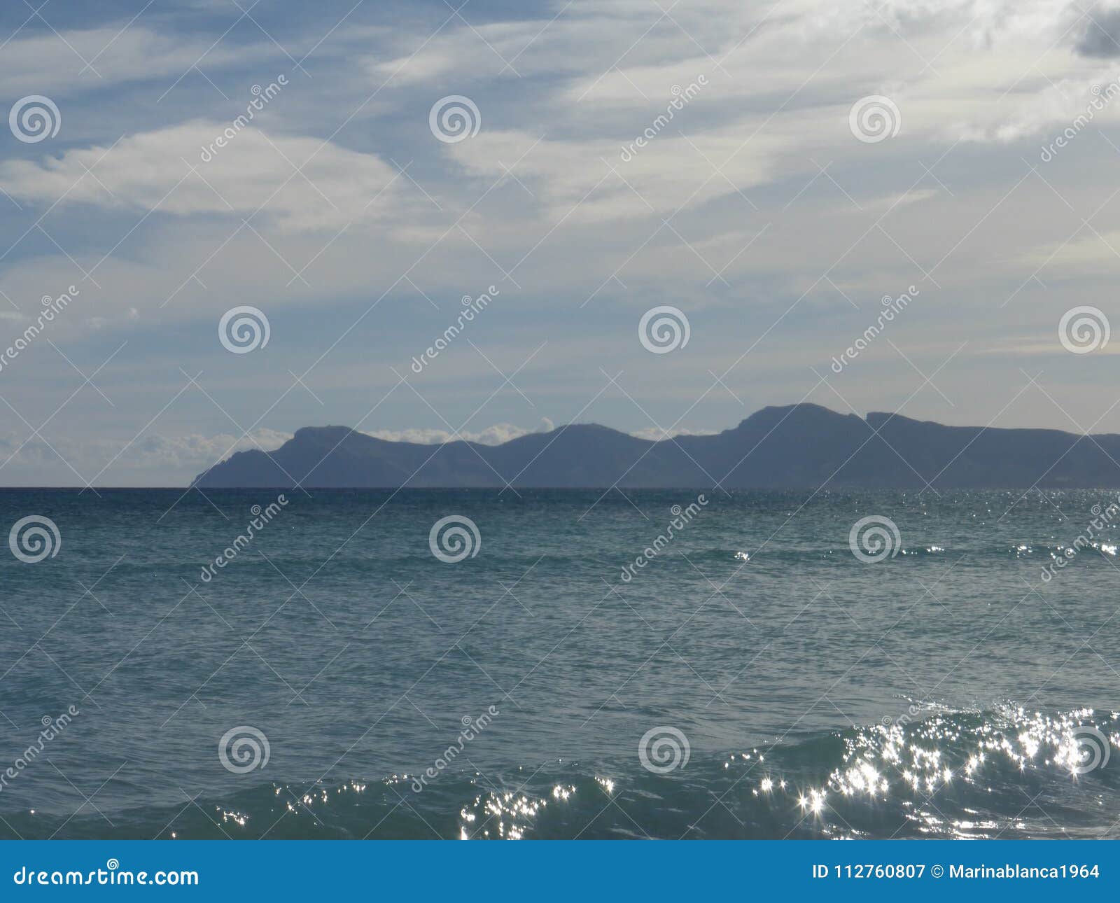 Muro Beach, Majorca, Spain. Wave Stock Image - Image of turistic ...