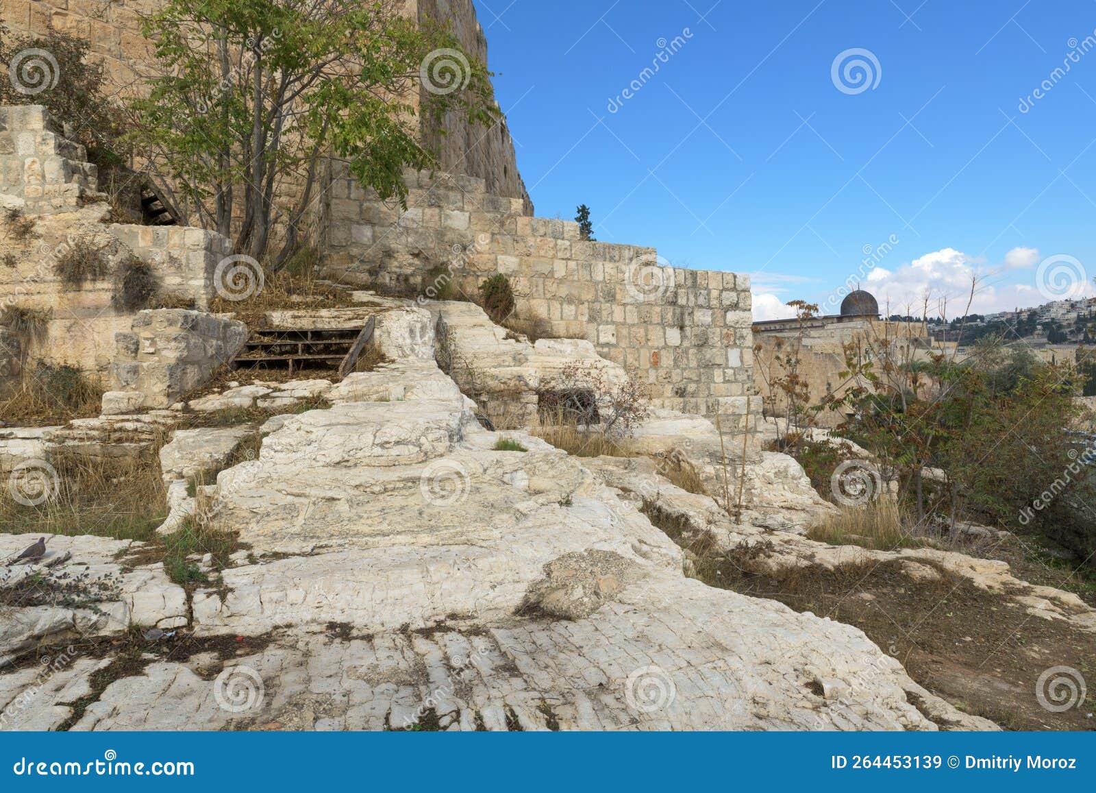 Muro Da Cidade Antiga De Jerusalem Imagem de Stock - Imagem de marco ...