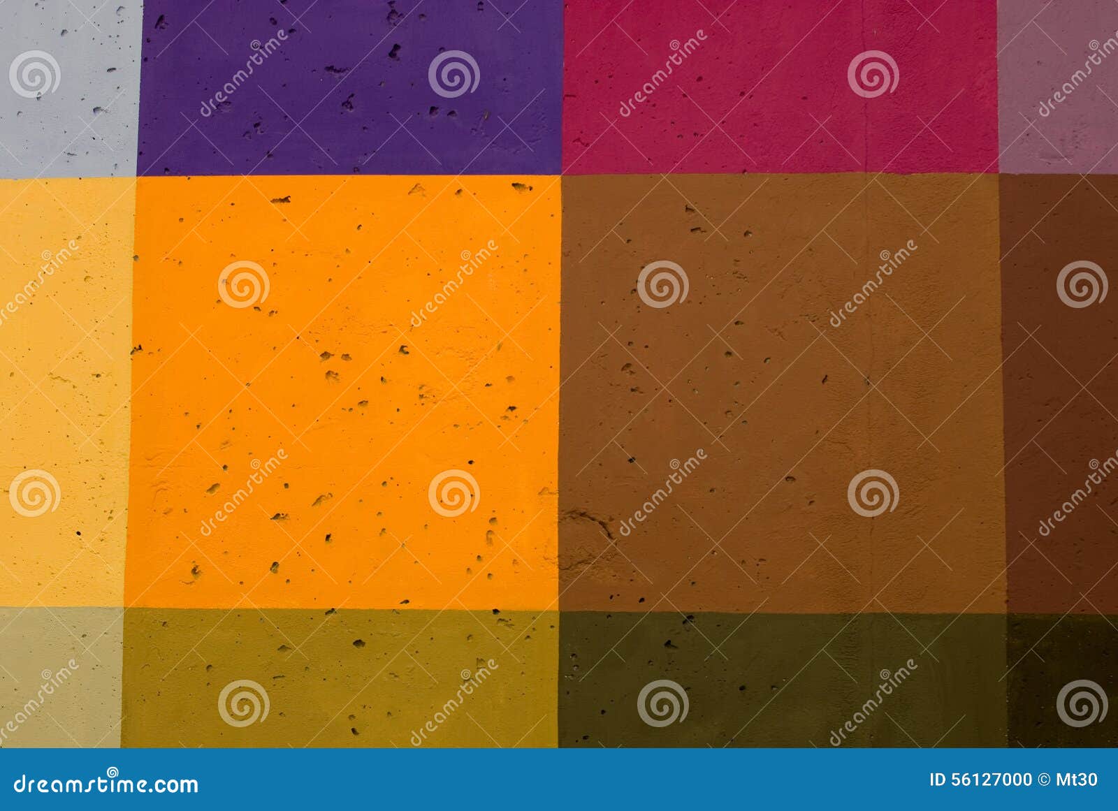 Muro de cemento coloreado, foto de archivo. Imagen de concreto - 56127000