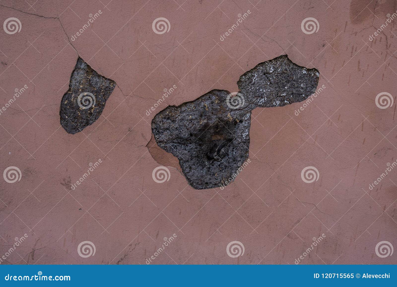 Muro De Cimento Salmon Podre Imagem de Stock - Imagem de quebrado ...