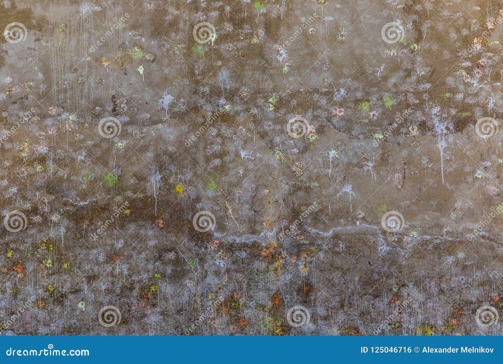 Muro Di Cemento Coperto Di Macchie Di Pittura Dai Colpi Nel G ... Muro Di Cemento Coperto Di Macchie Di Pittura Dai Colpi Nel G ...