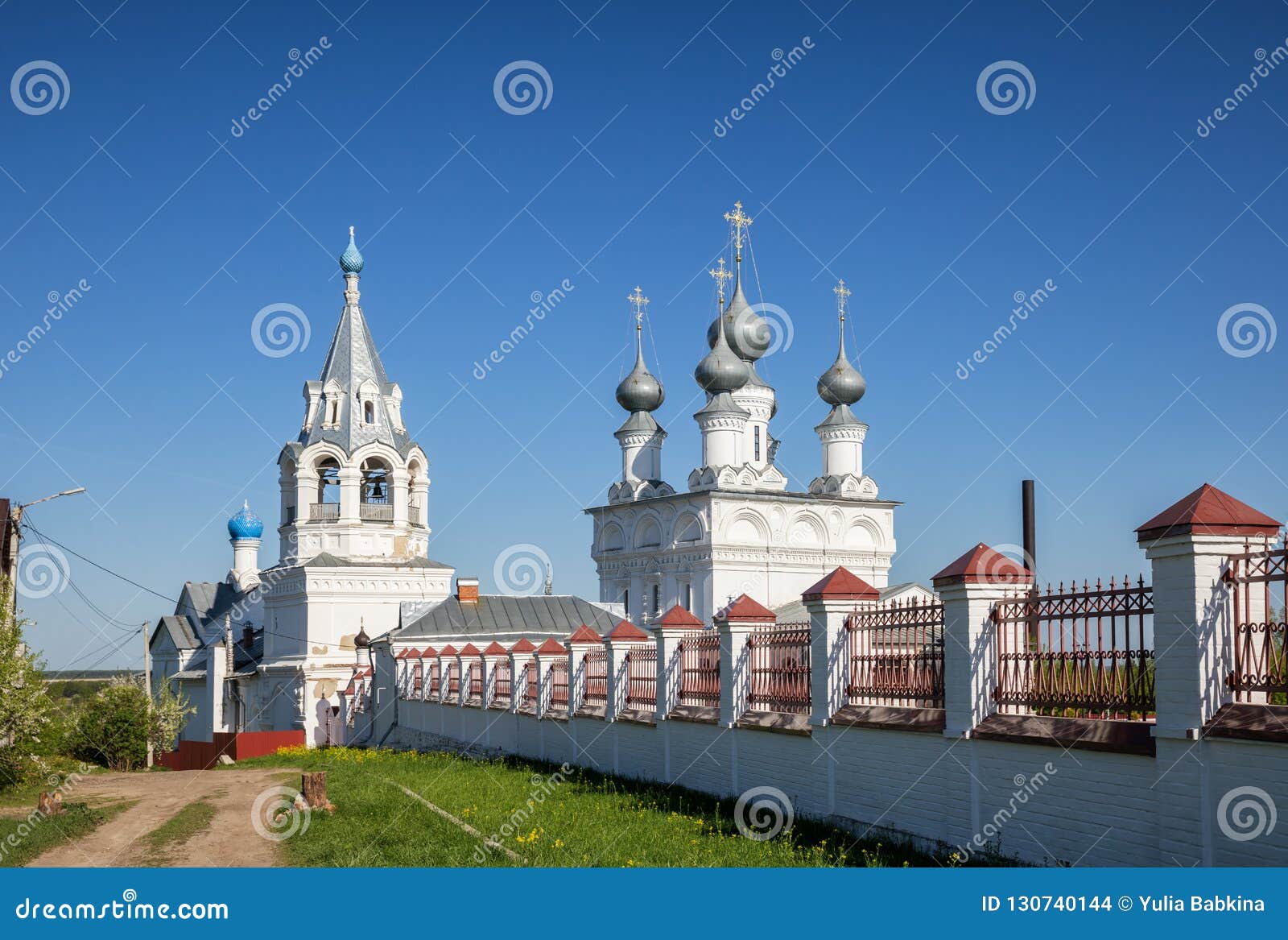 Murom, Resurrection Monastery Stock Photo - Image of belfry ...