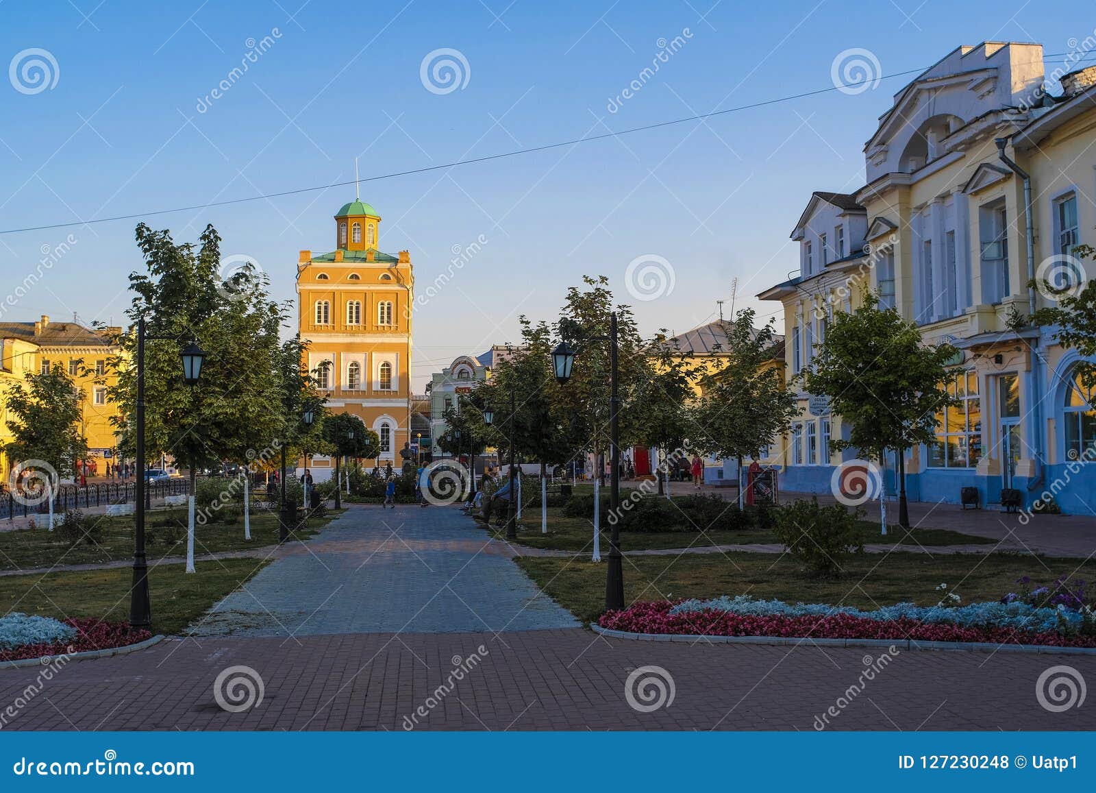 Street in a Center of Murom, Russia Editorial Stock Photo - Image of ...