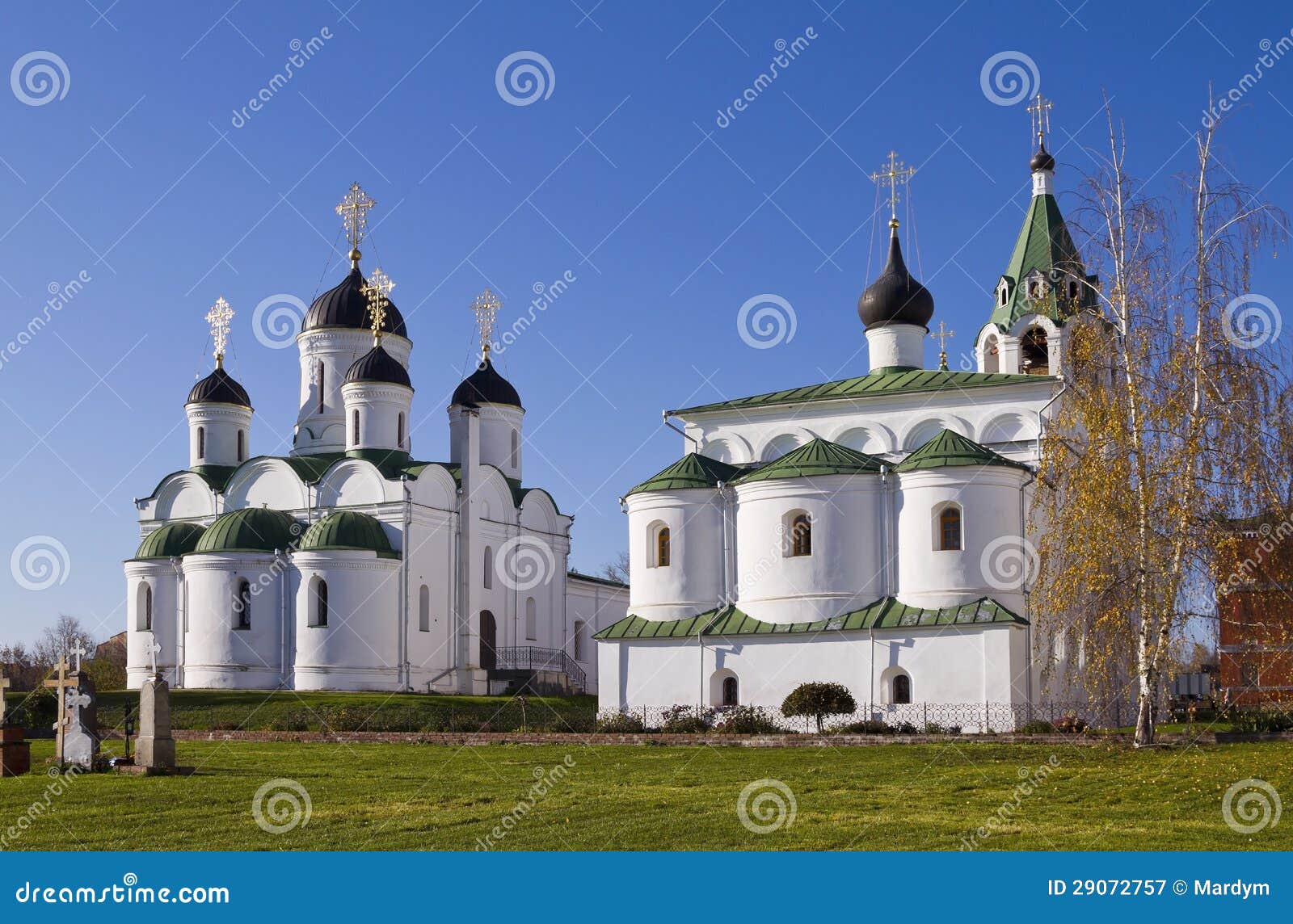 Murom Transfiguration Monastery Stock Image - Image of priest, firm ...