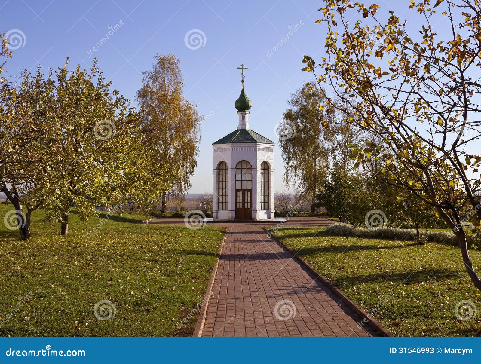 Murom Transfiguration Monastery Chapel Stock Image - Image of edge ...