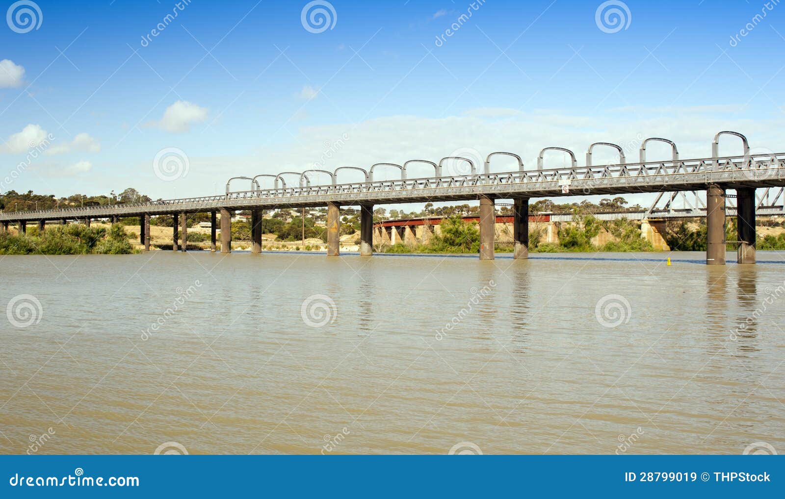 Murray Bridge stock image. Image of scrub, spans, climate - 28799019