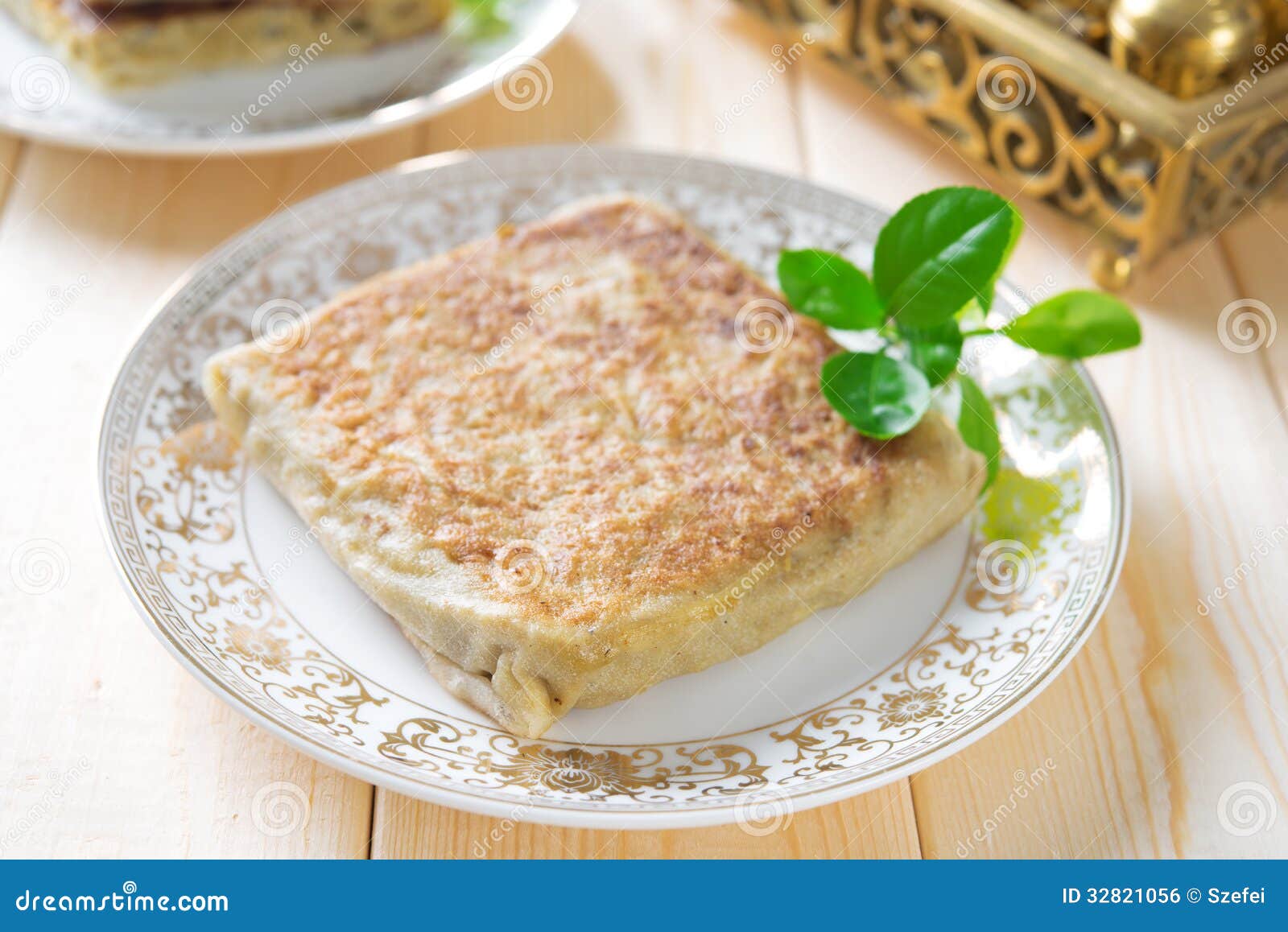 Murtabak stock photo. Image of curry, culture, meal, chicken - 32821056