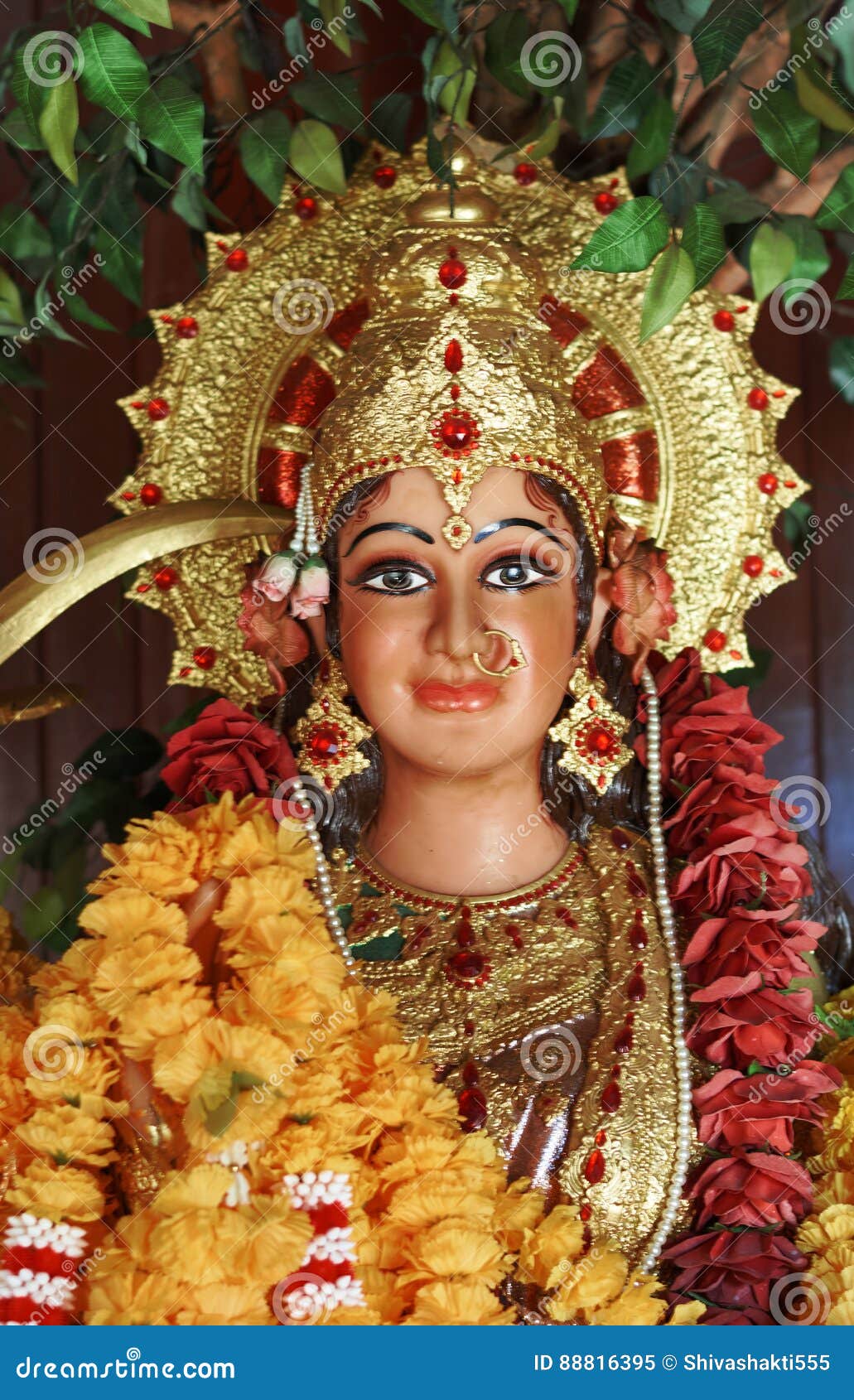 Murti di Kali della dea immagine stock. Immagine di colture - 88816395