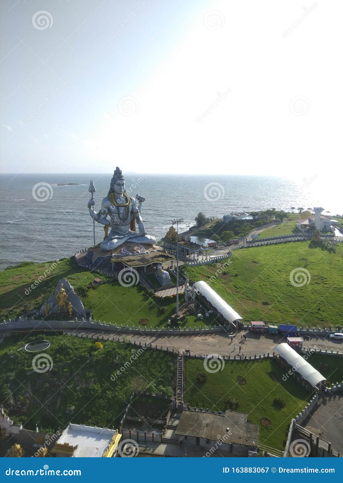 Murudeshwar Temple At Sunset - Lord Shiva Statue - Gopura - India ...