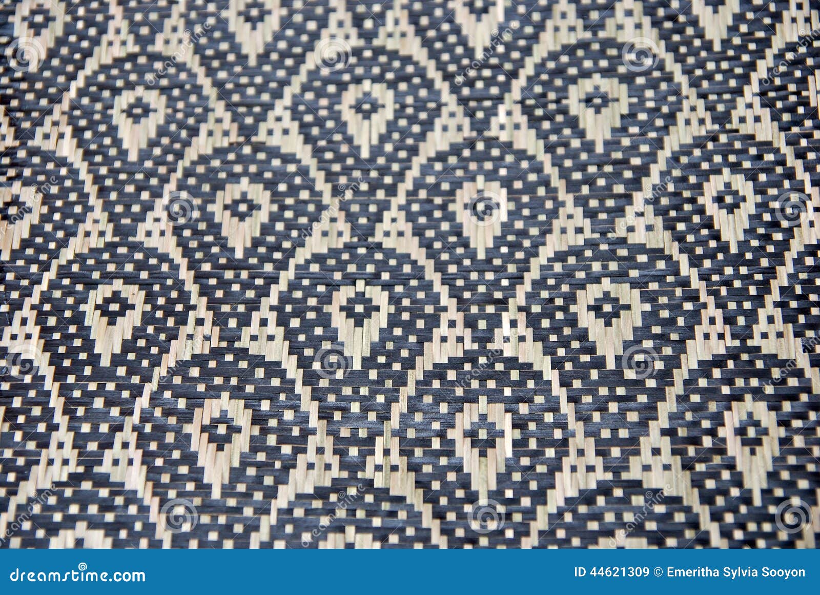 Murut woven mat pattern stock image. Image of sabah, skills - 44621309