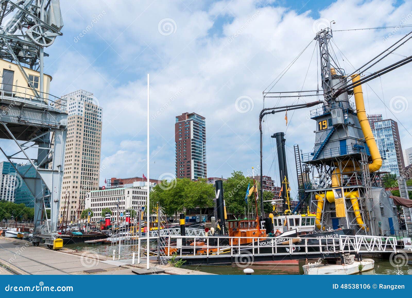 Musée maritime Rotterdam photo éditorial. Image du hollandais - 48538106