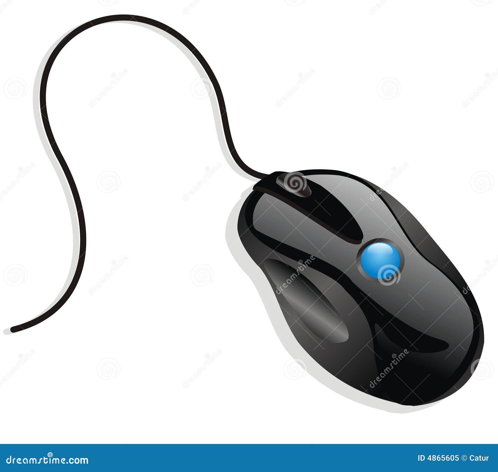 Mus vektor illustrationer. Illustration av rulla, skriv - 4865605