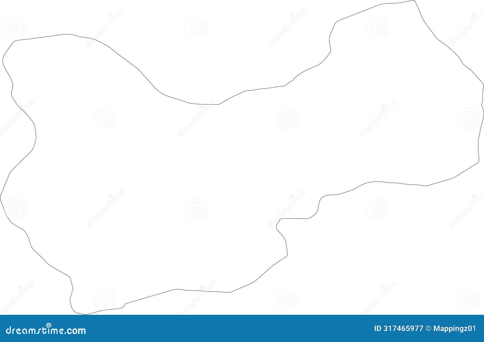 Mus Turkey outline map stock illustration. Illustration of border ...
