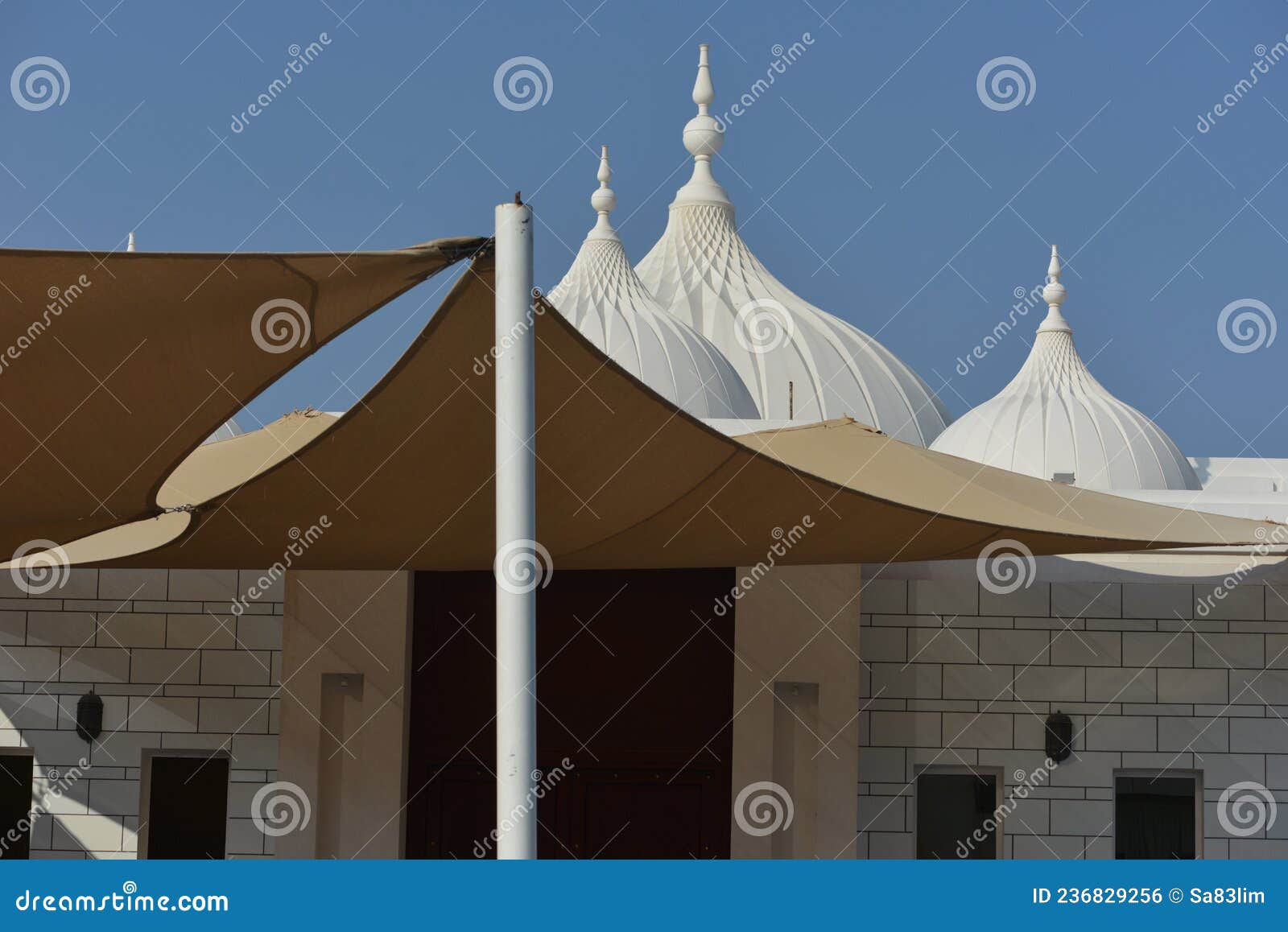 Musa Abdul Rahman Mosque , Seeb, Oman Stock Photo - Image of rahman ...